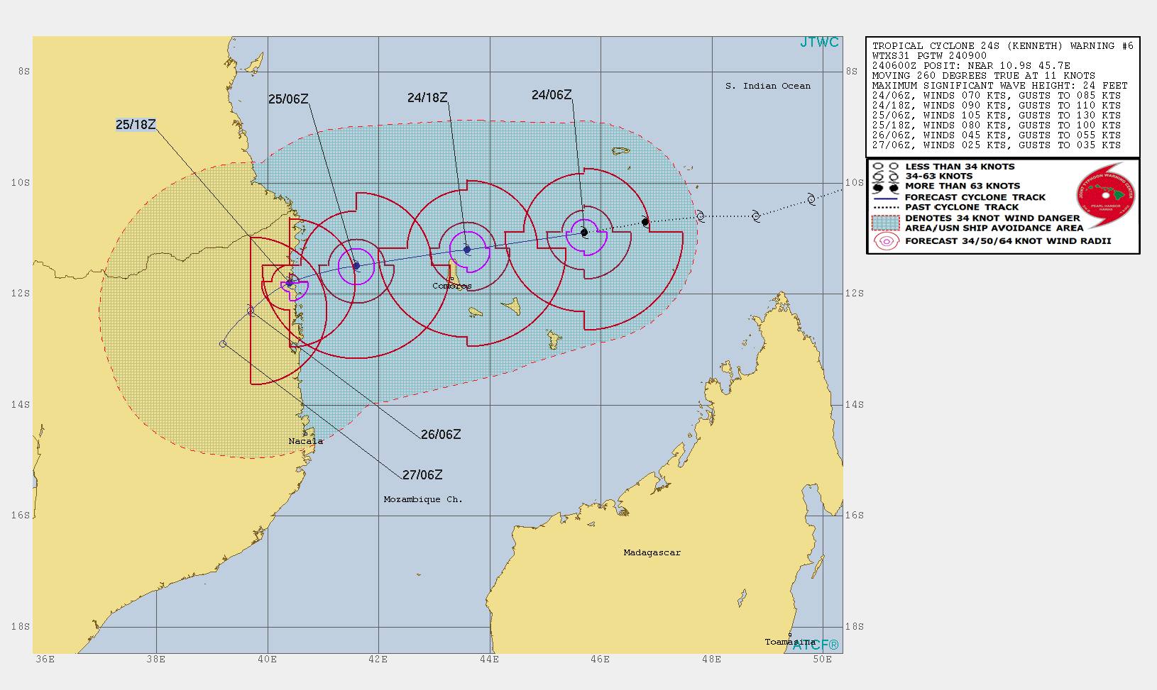 Cyclone Kenneth heading for unprepared Cabo Delgado - Zitamar