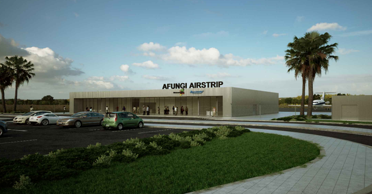 First flight lands at Afungi airport, as works continue - Zitamar